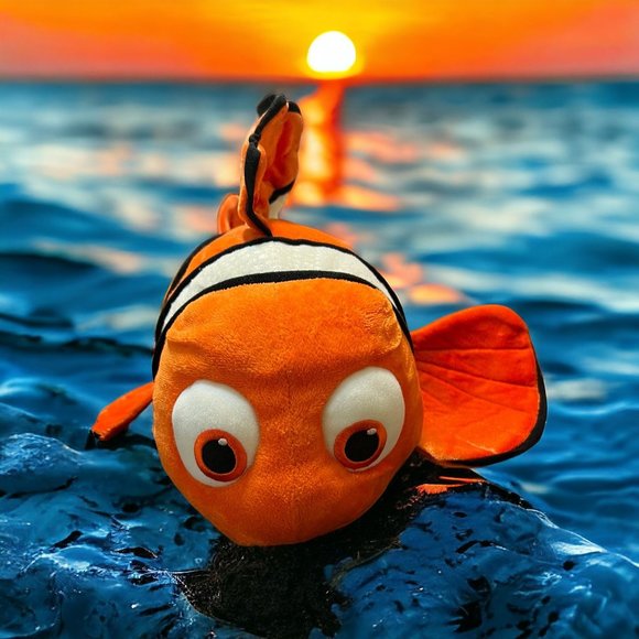 Disney | Toys | Disney Store Exclusive Finding Nemo Plush Clown Fish ...